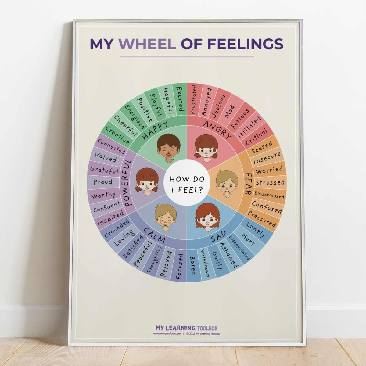 My Wheel of Feelings Poster| Therapy Sensory Shop