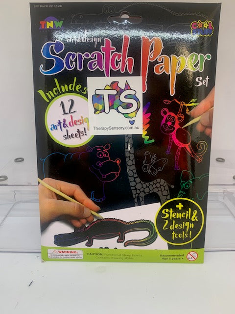 Scratch paper kit| Therapy Sensory Shop