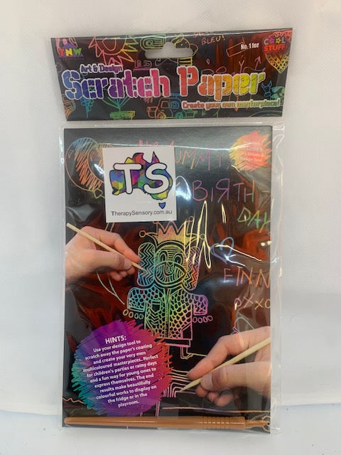 Scratch Paper Kit 5 x A5| Therapy Sensory Shop