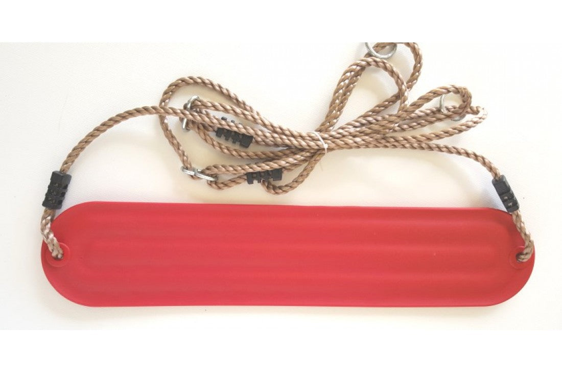 Moulded Strap Swing 'Red' with Adjustable ropes| Therapy Sensory Shop