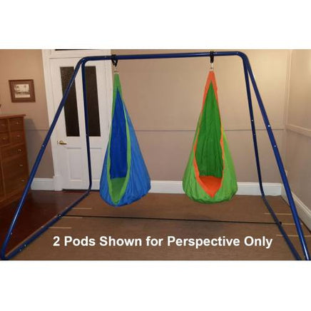 Large Nylon Wrap Therapy Swing with Swing Set Stand| Therapy Sensory Shop