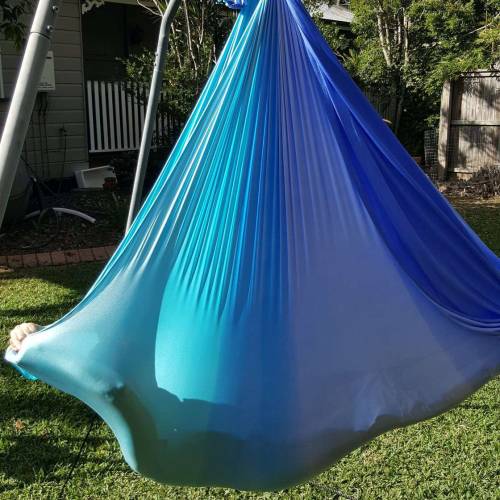 Large Tritone Silky Nylon Wrap Swing (450x250cm)| Therapy Sensory Shop