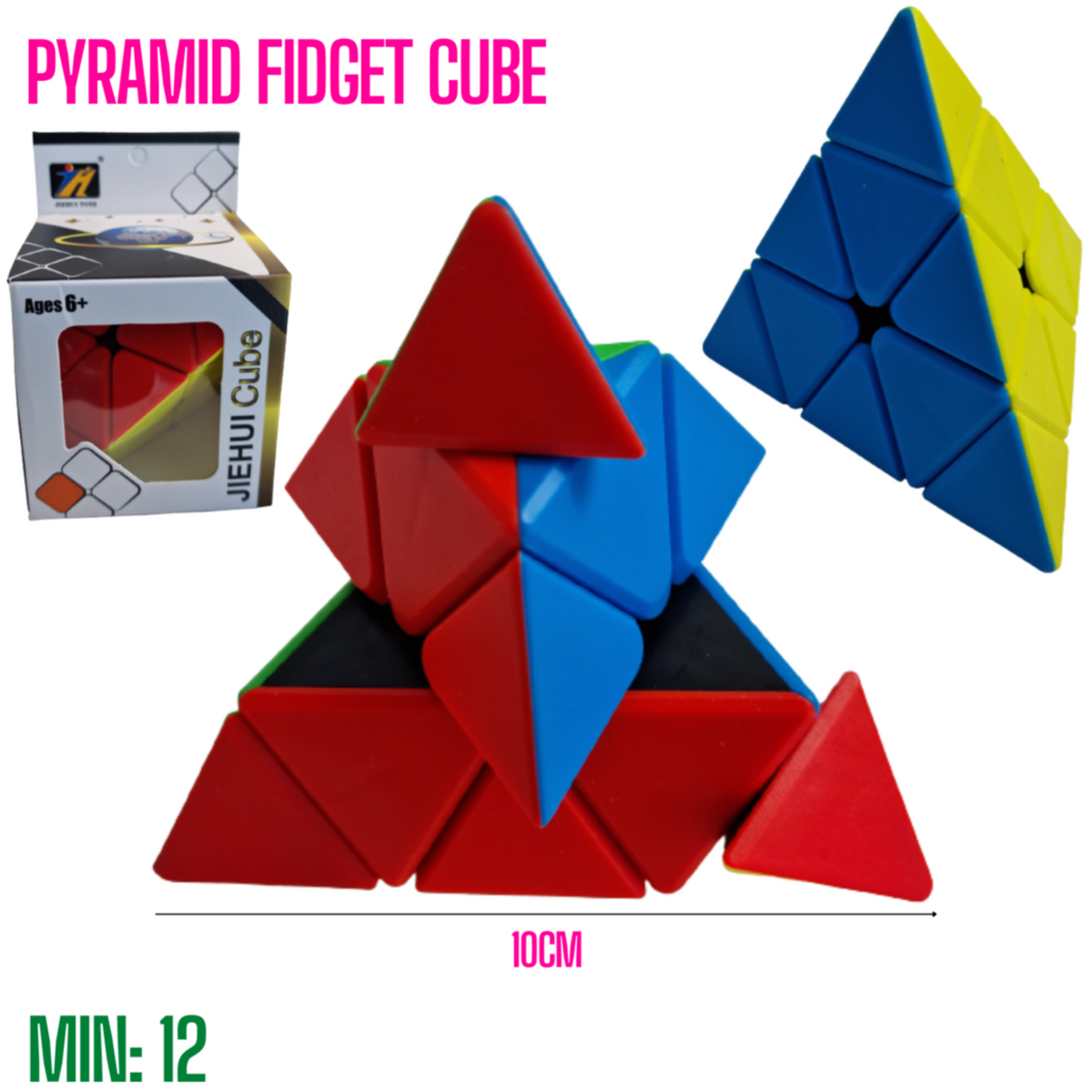 Pyramid Fidget Cube| Therapy Sensory Shop