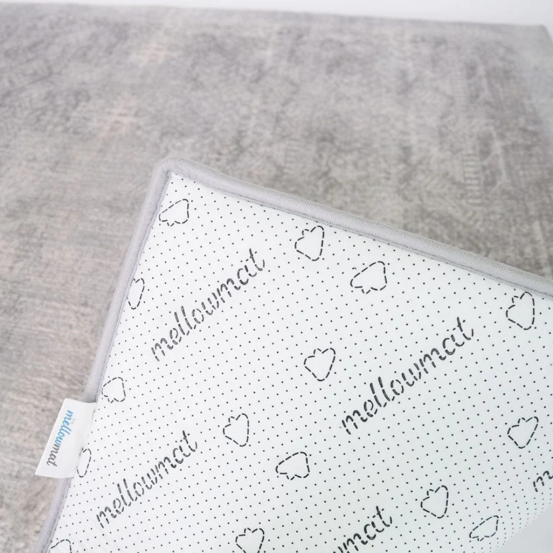 The Mellow Mat v2® Designer Print | Silver Mist (Soft Touch Sensory Ta ...